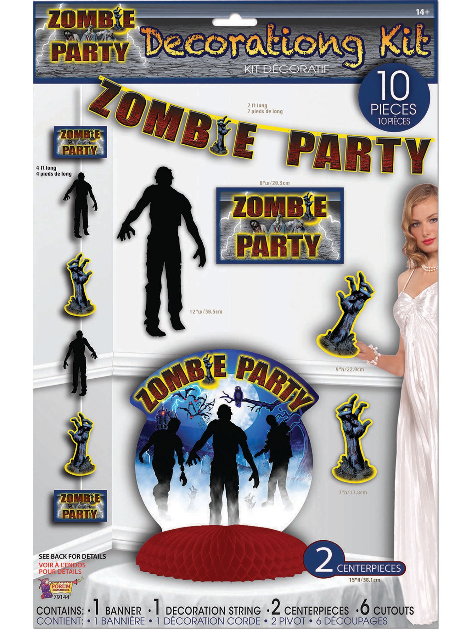 Party Decor Set Zombie – NL Rubies Masquerade (B2B)